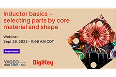 Usar material de núcleo del inductor y forma | DigiKey